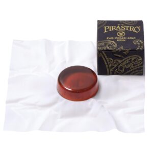 pirastro eva-3173 violin rosin evah pirazzi gold, handcrafted quality for professional and student violin players, premium rosin made with natural resin for musicians