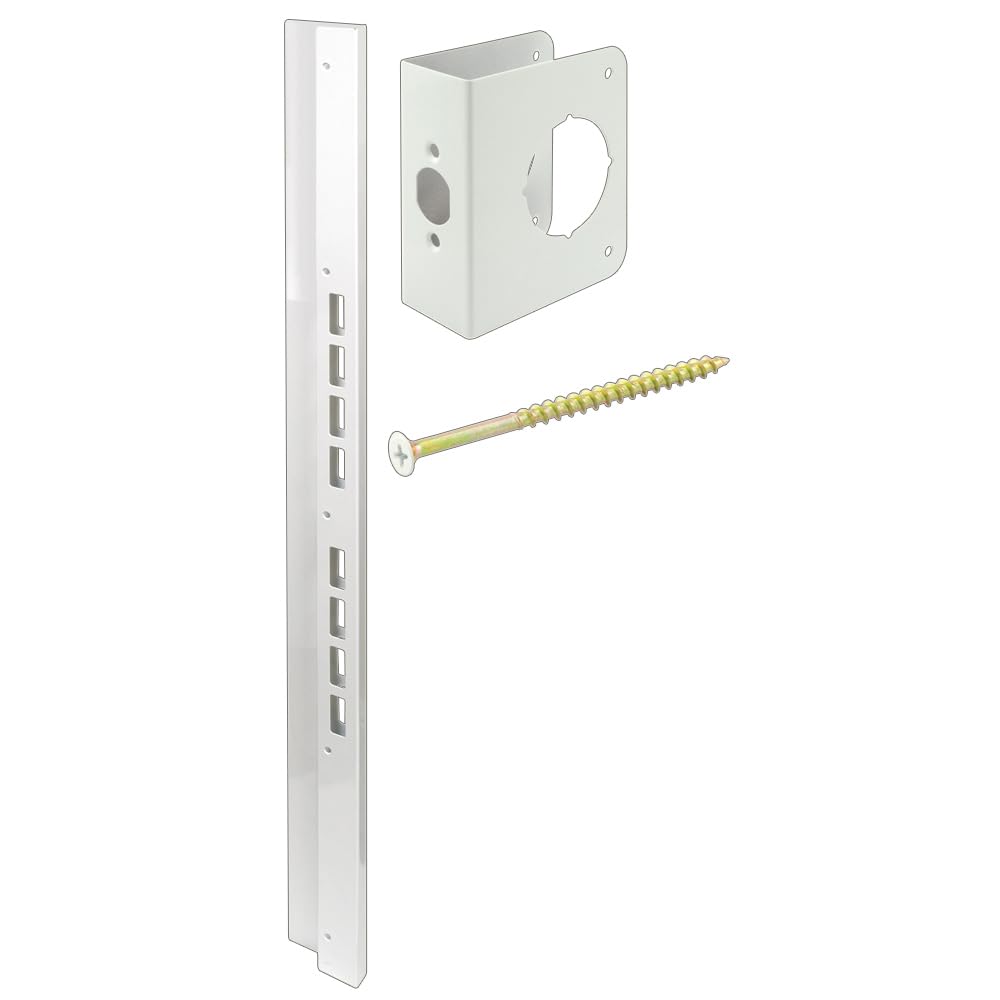 Prime-Line U 10895 Mega-Jamb Reinforcing Kit for 2-3/4 In. Backset, For 1-3/4 In. Doors (1 Kit)