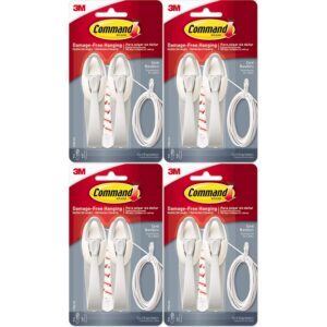 3m 17304 command cord bundlers 4 pack (8 bundlers)