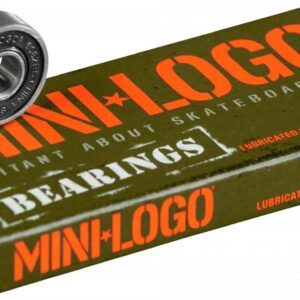 Mini-Logo Skateboards Bearings (Pack of 8), Silver