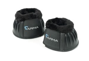 arma fleece trim bell boot (black, x-full)