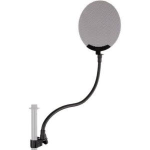 auray pfmr metal pop filter with gooseneck (5.5")