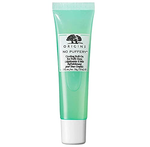 Origins No Puffery Cooling Roll-On for Puffy Eyes, 0.5 Fl Oz, Sensitive Skin, Lavender Musk Scent