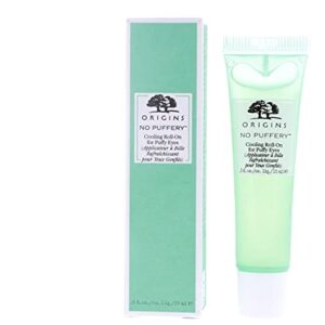 Origins No Puffery Cooling Roll-On for Puffy Eyes, 0.5 Fl Oz, Sensitive Skin, Lavender Musk Scent