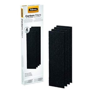 fellowes aeramax 100 air purifier authentic carbon replacement filters - 4 pack (9324001)