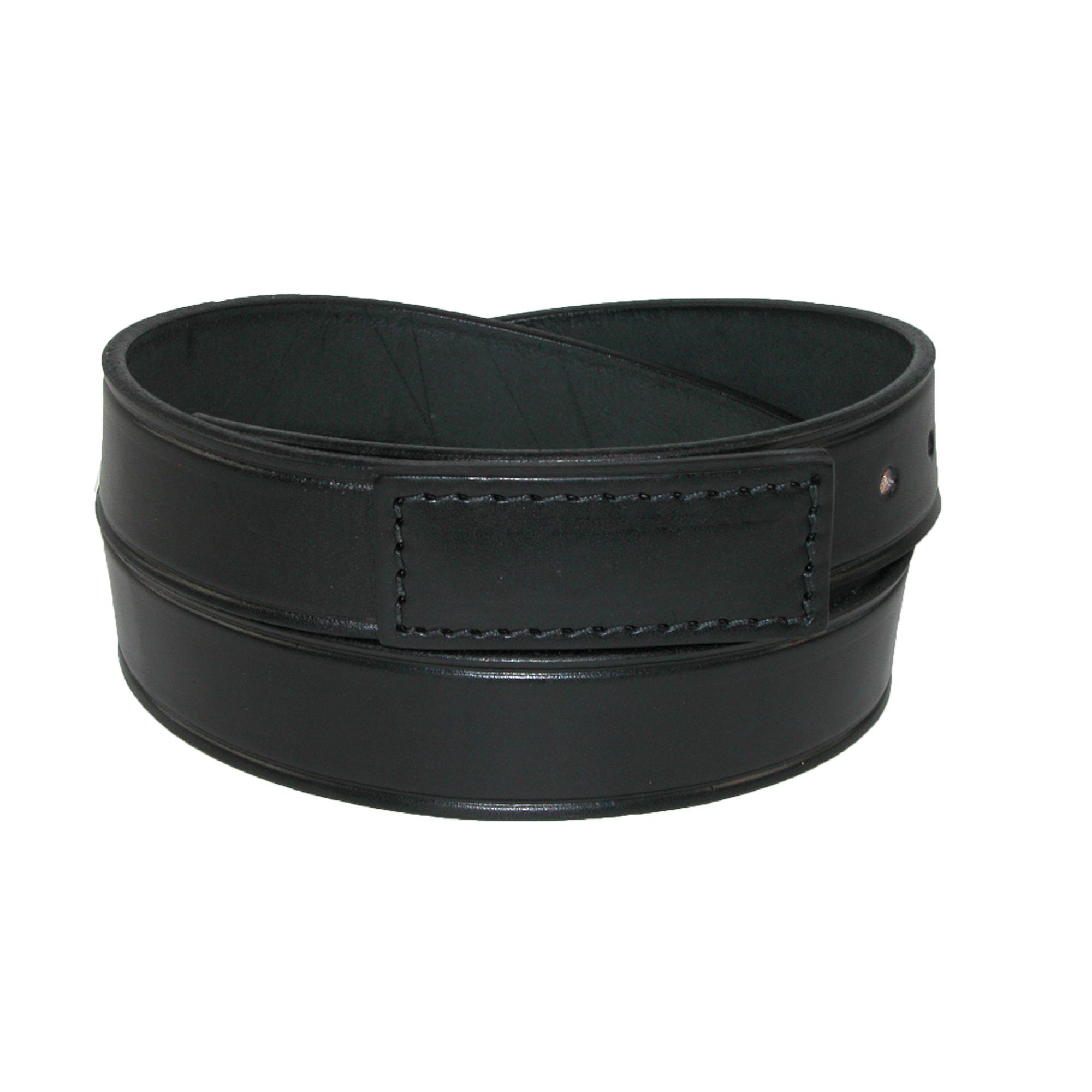 Boston Leather Men's Leather Movers & Mechanics No Scratch Work Belt, Black, Medium (34-38)