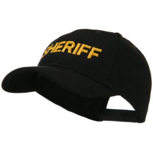 e4hats.com embroidered military cap - sheriff osfm