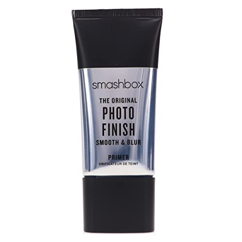 Smashbox The Original Photo Finish Smooth & Blur Oil-Free Makeup Primer - Infused with Vitamin A & E, Reduces The Appearance of Fine Lines and Pores - Standard, 1.01 fl oz