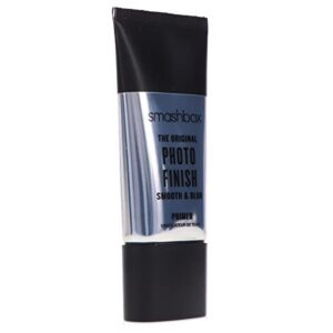 Smashbox The Original Photo Finish Smooth & Blur Oil-Free Makeup Primer - Infused with Vitamin A & E, Reduces The Appearance of Fine Lines and Pores - Standard, 1.01 fl oz