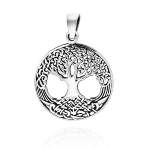 aeravida amazing rare celtic tree of life .925 sterling silver pendant | christmas pendent