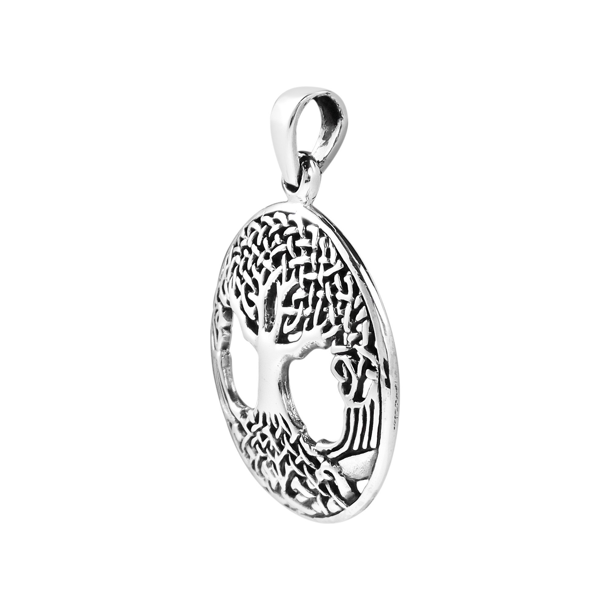 AeraVida Amazing Rare Celtic Tree of Life .925 Sterling Silver Pendant | Christmas Pendent