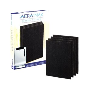 fellowes aeramax 200 air purifier authentic carbon replacement filters - 4 pack (9324101)