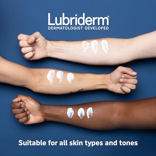 Lubriderm Daily Moisture Lotion + Pro-Ceramide with Shea Butter & Glycerin Helps Moisturize Dry Skin, Hydrating Face, Hand & Body Lotion is Lightly Scented & Non-Greasy, 16 fl. oz (Pack of 6)