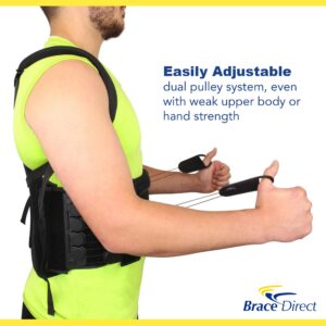 Postural Extension Back Straightener Brace - Rigid Posture Corrector Vest for Kyphosis Hunch Relief, Mild Scoliosis Support, and Hunchback or Lordosis Spine Treatment