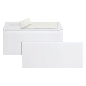 office depot clean seal(tm) envelopes, 10 (4 1/8in. x 9 1/2in.), white, box of 500, 12014