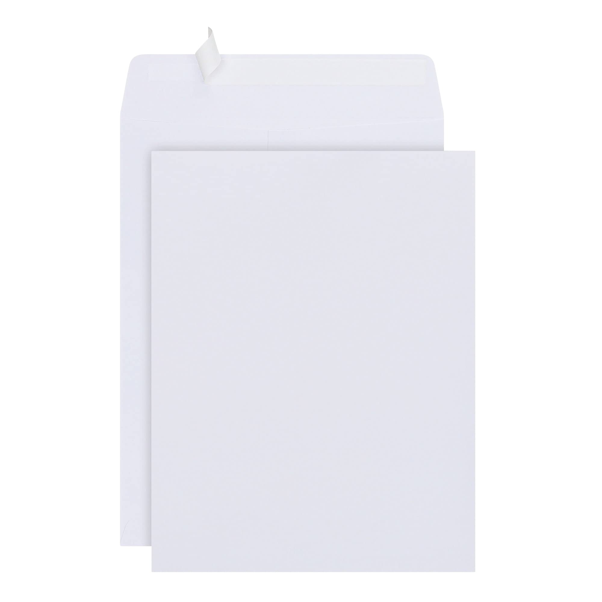 Office Depot Clean Seal(TM) Catalog Envelopes, 10in. x 13in., White, Pack Of 100, 77925