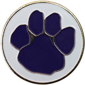 paw sports golf ball marker with matching hat clip