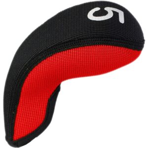 stealth women's hybrid golf club head cover set of 8-10 colors available (red)