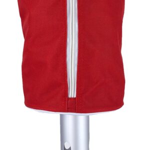 ProActive Sports Zip-Up Golf Ball Shag Bag (Red), 6.5" (SSB001-RED)