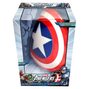 3DLightFX Marvel Avengers Captain America 3D Deco Light Red, White, Blue