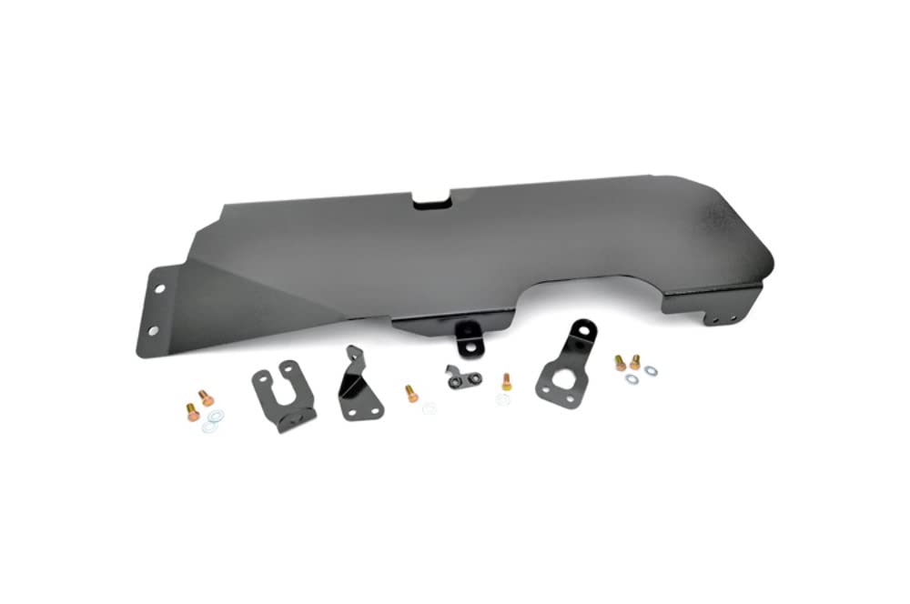 Rough Country Gas Tank Skid Plate for 2007-2018 Jeep Wrangler JK 2-Door - 794 , Black