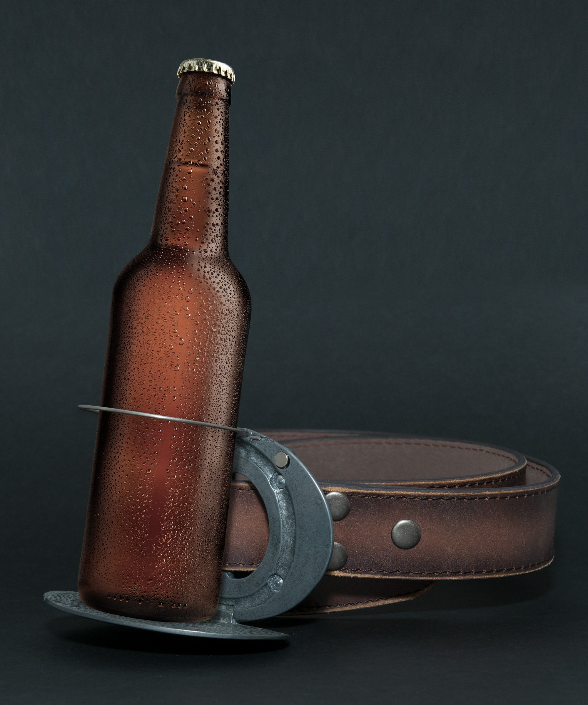 The BevBuckle for your belt! Holds your bottle or can so you can be hands free! (ORIGINAL)