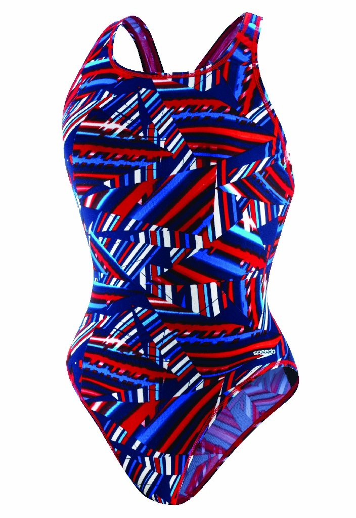 Speedo Deflection Super Pro Back Female Navy/Red/White 26