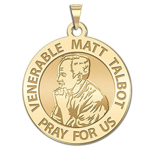 PicturesOnGold.com Venerable Matt Talbot - 3/4 Inch Size of a Nickel in Sterling Silver