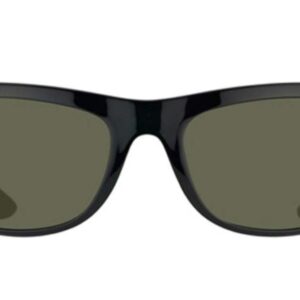 Ray-Ban BALORAMA RB4089-601/58 POLARIZED Sunglasses Black w/Green Lens 62mm