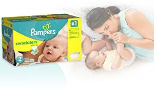 Pampers Swaddlers Disposable Diapers Size 2, 132 Count, GIANT (Packaging May Vary)