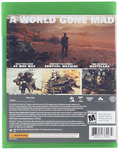 Mad Max - Xbox One