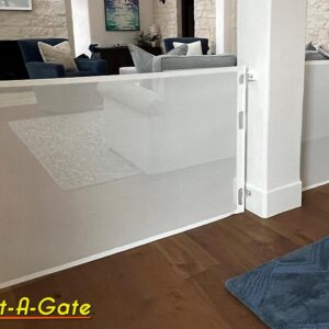 Retract-A-Gate 72" White: The Original and only Made in USA Retractable Baby, Dog, & Cat Gate