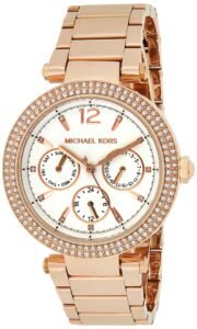 michael kors women's parker rose gold tone stainless steel watch mk5781