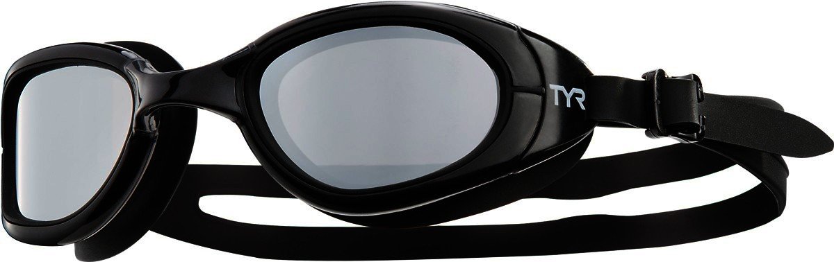 TYR Special Ops 2.0 Swim Goggles with Polarized, Anti-Fog Lenses, for Men and Women, Black