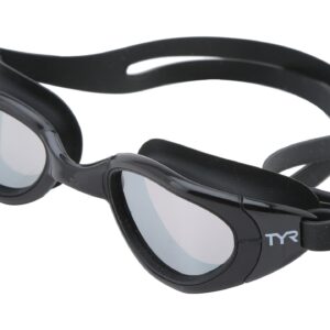 TYR Special Ops 2.0 Swim Goggles with Polarized, Anti-Fog Lenses, for Men and Women, Black