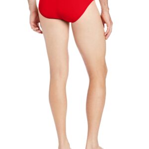 Speedo Men's Swimsuit Brief Powerflex Eco Solar, US Red, 28