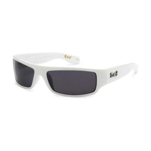 white hardcore locs sunglasses