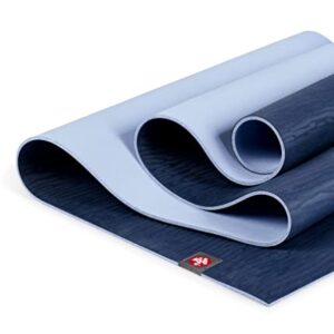 Manduka eKO Yoga Mat - For Women and Men, Strong, Durable, Non Slip Grip, 5mm Thick, 71 Inch, Midnight Blue, 180cm x 60cm x 5mm