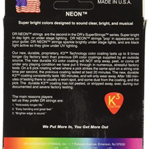 DR Strings HI-DEF NEON Acoustic Guitar Strings (NMCA-10)