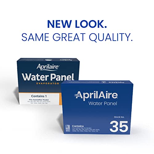 AprilAire 35 Water Panel Humidifier Filter Replacement for AprilAire Whole-House Humidifier Models 350, 360, 560, 560A, 568, 600, 600A, 600M, 700, 700A, 700M, 760, 760A, 768 (Pack of 1)