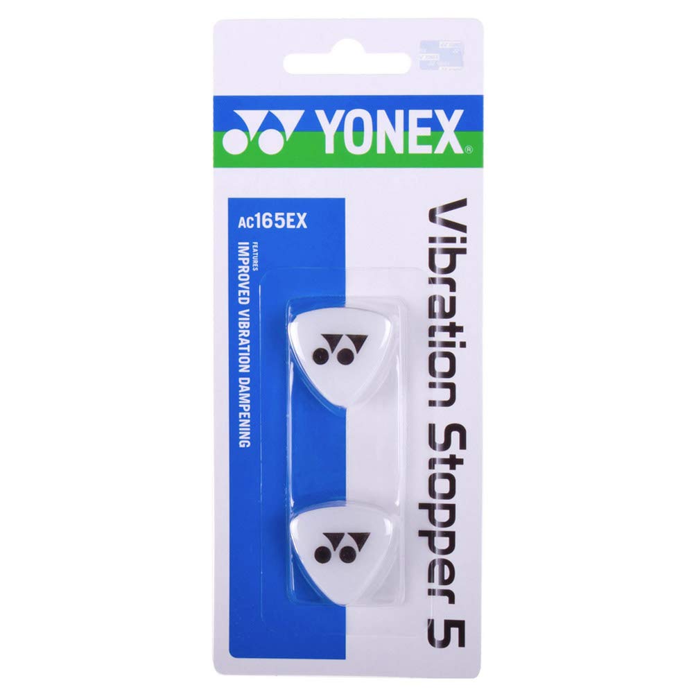 Yonex Tennis Vibration Stopper 5 Improved Vibration Dampening, White