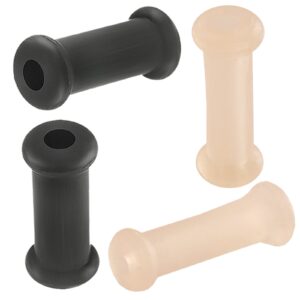 bodyjewellery 4pcs 12g 12 gauge 2mm silicone double flared tunnels ear expander taper plugs axcp stretcher piercing