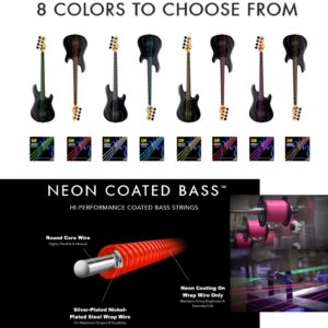 DR Strings HI-DEF NEON Bass Guitar Strings (NMCB-45)