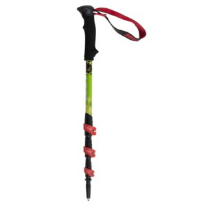 mbc carbon fiber trekking pole 4 section quick lock system ultralight walking sticks for hiking walking and camping