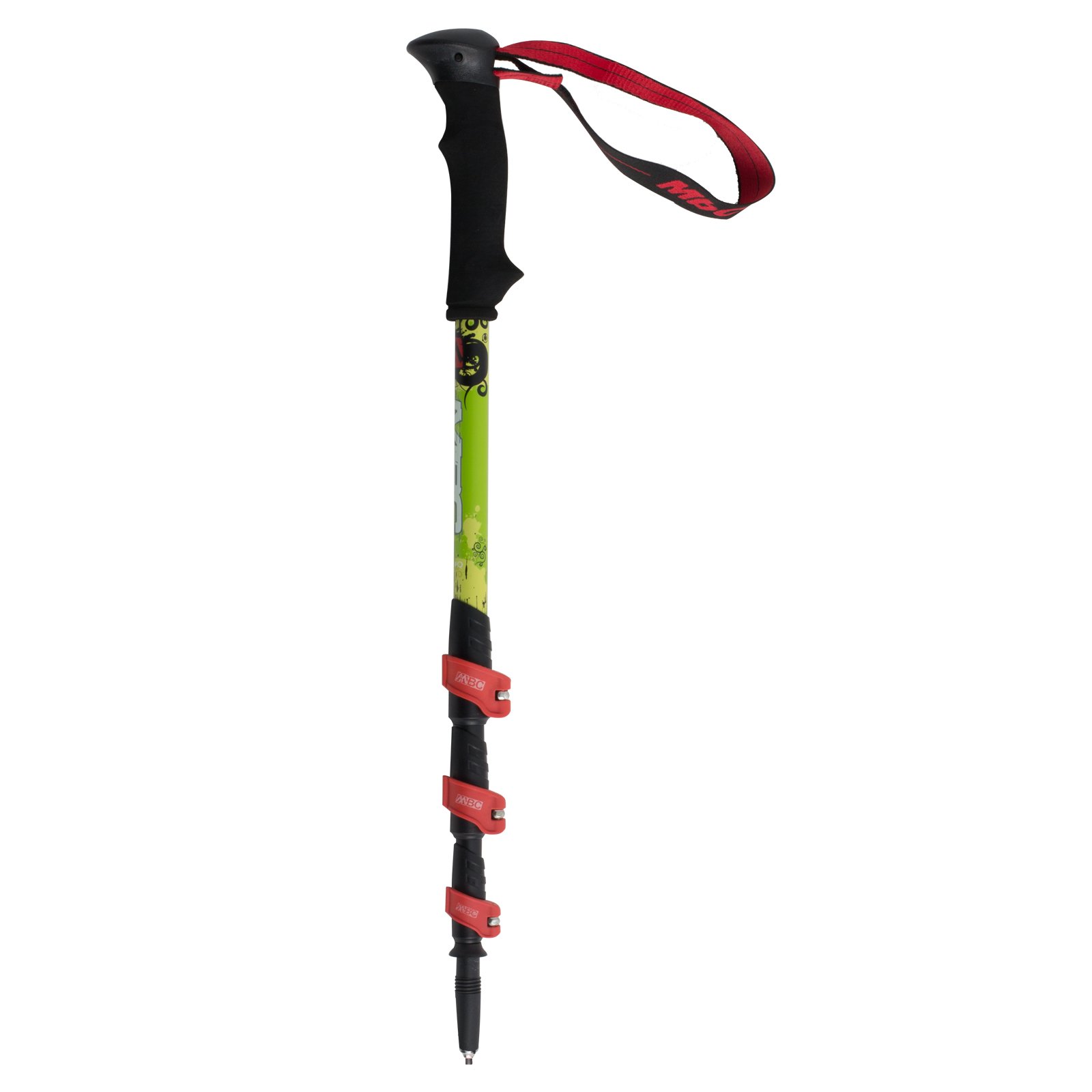 MBC Carbon Fiber Trekking Pole 4 Section Quick Lock System Ultralight Walking Sticks for Hiking Walking and Camping