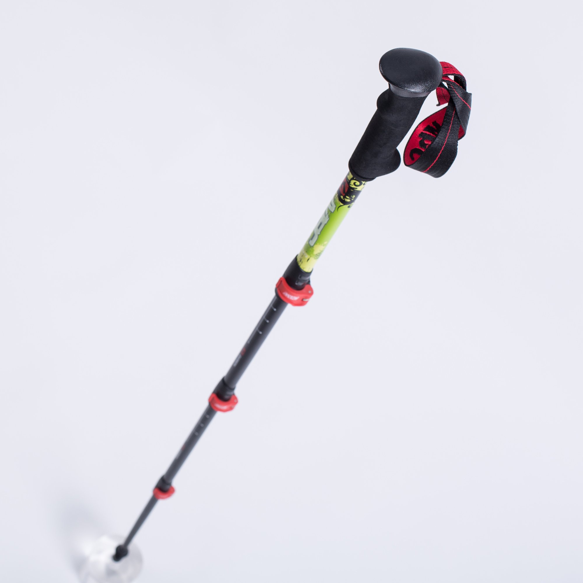 MBC Carbon Fiber Trekking Pole 4 Section Quick Lock System Ultralight Walking Sticks for Hiking Walking and Camping