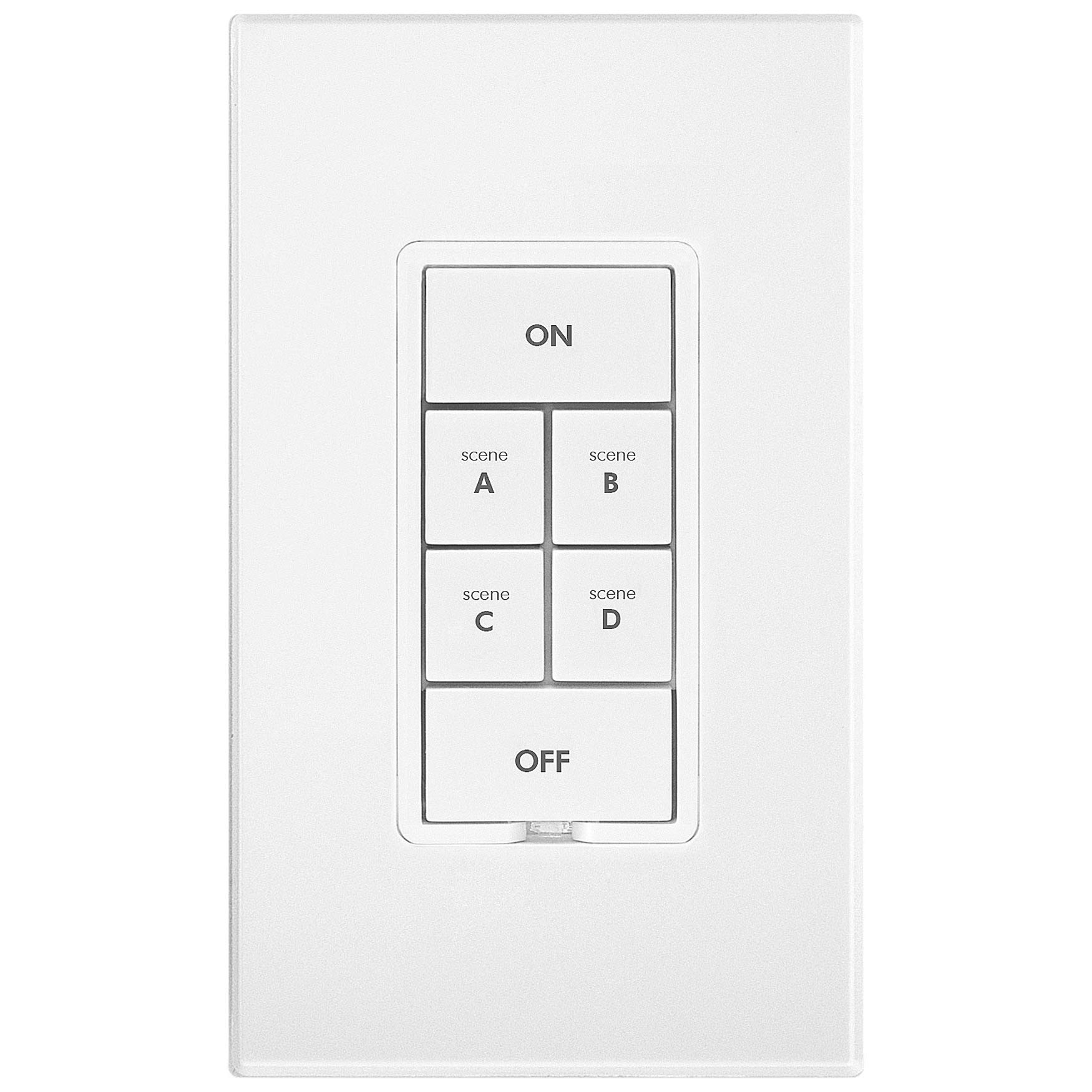 Insteon Smart Dimmer 6-Button Keypad, KeypadLinc in-Wall Controller, 2334-232 (White) - Insteon Hub Required for Voice Control with Alexa & Google Assistant