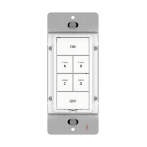 Insteon Smart Dimmer 6-Button Keypad, KeypadLinc in-Wall Controller, 2334-232 (White) - Insteon Hub Required for Voice Control with Alexa & Google Assistant