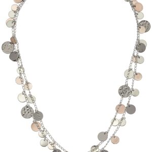 Nine West "Classics" Tri Tone Strand Necklace, 42"