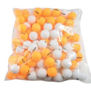 Franklin Sports Ping Pong Balls - Bulk Pack of Official Size + Weight 40mm Table Tennis Balls - White + Orange - One Star Professional Ping Pong Balls - Durable Ping Pong Balls - 144 Ball Bulk Pack